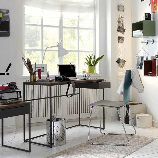 Desk with post - CT 17-3 - NOW! By Hülsta - contemporary / wooden ...