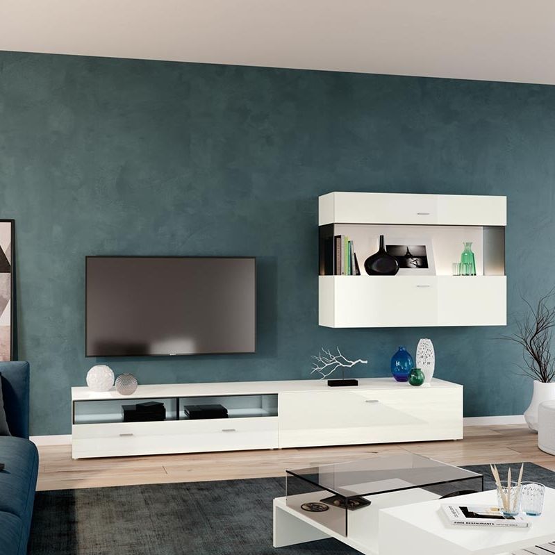 Contemporary TV wall unit - NO. 14 - NOW! By Hülsta - lacquered wood ...