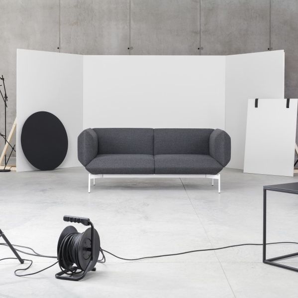Modular sofa - SEGMENT - prostoria - corner / contemporary / fabric