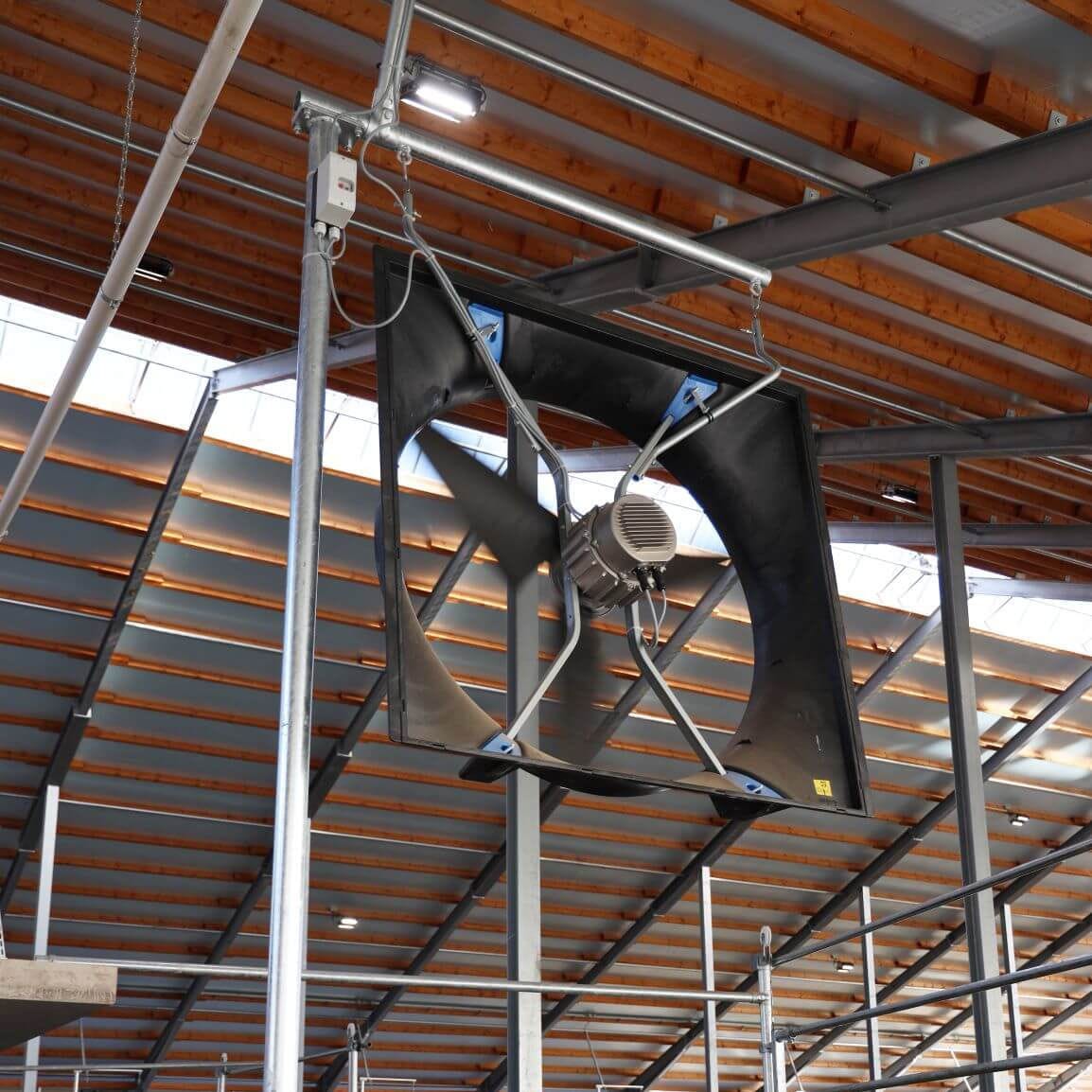 Axial fan - Lubratec® - Huesker - ceiling mount / industrial / indoor