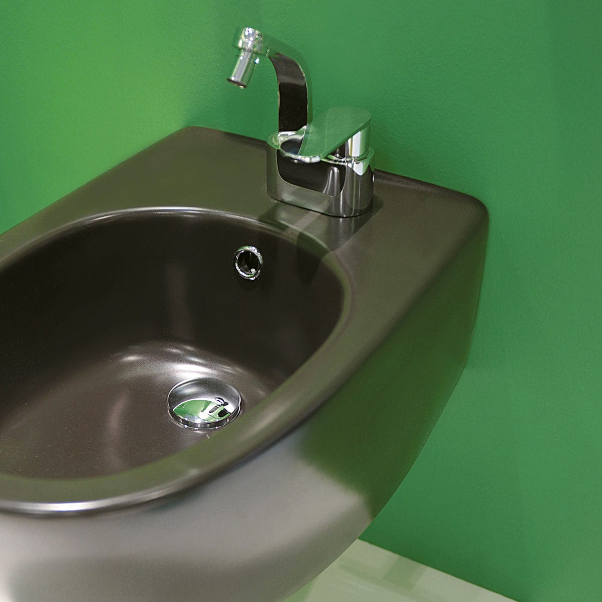 Bidet mixer tap - ONE - FLAMINIA - countertop / chromed metal / brass