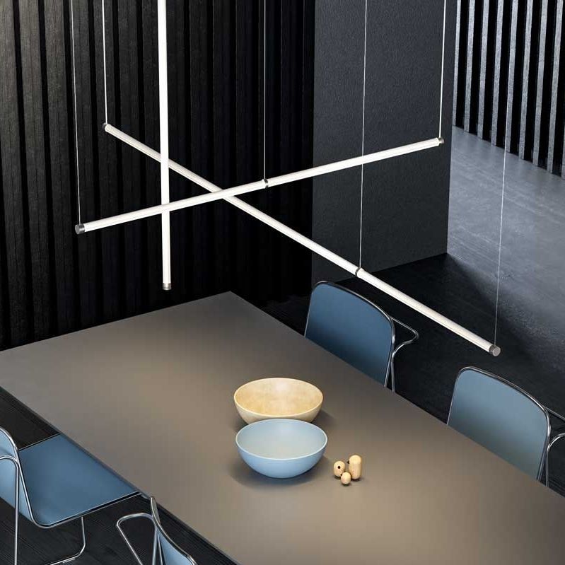 Hanging light fixture - STICK 2.0 - Esse-ci - LED / cylindrical / IP40