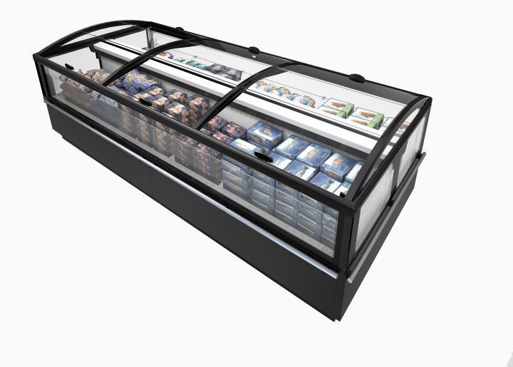 Island refrigerated display case - MILTON - Frost-trol S.A. - for shop ...