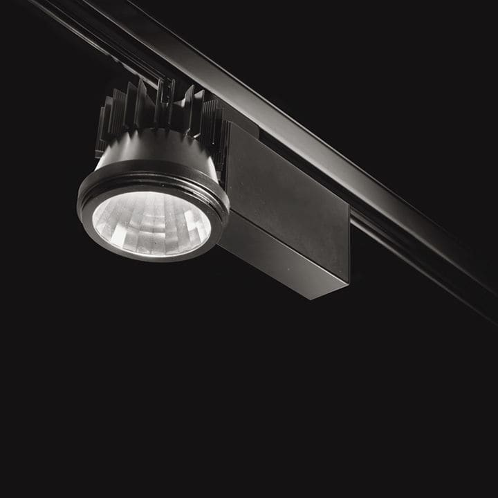 LED track light - ZIX - MACROLUX SRL - round / extruded aluminum ...