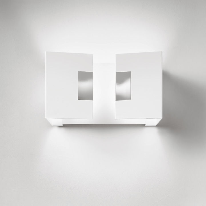 Contemporary wall light - BUCKLE - MACROLUX SRL - indoor / stainless ...