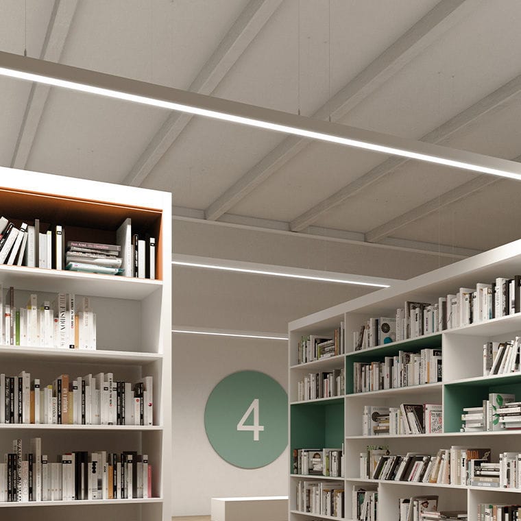 Hanging light fixture - TEK - Novalux s.r.l. - LED / high / IP40