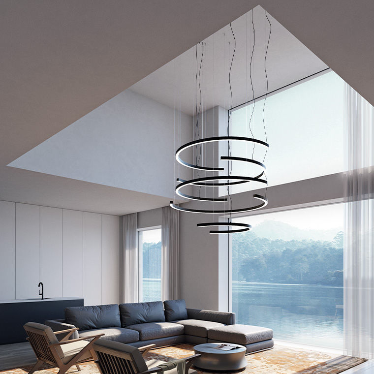 Pendant lamp - ARK - Novalux s.r.l. - metal / contemporary / corded