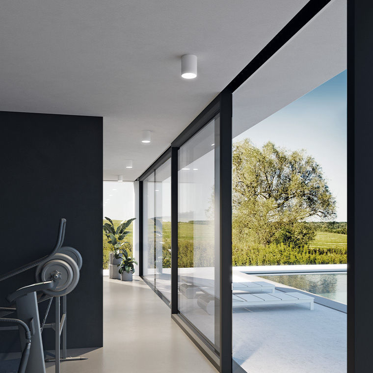 Ceiling-mounted spotlight - TIN - Novalux s.r.l. - LED / round / commercial