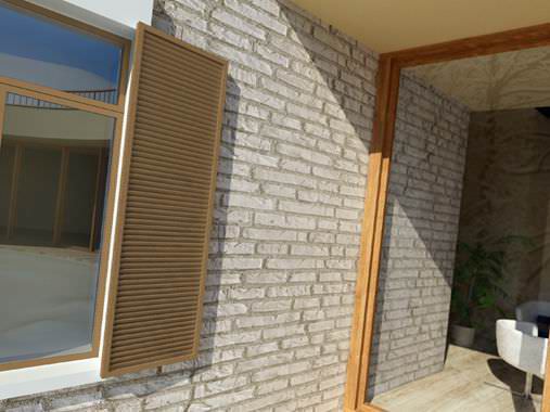 Polyurethane cladding brick - P031 - Panespol Systems de Alcoy, S.L ...