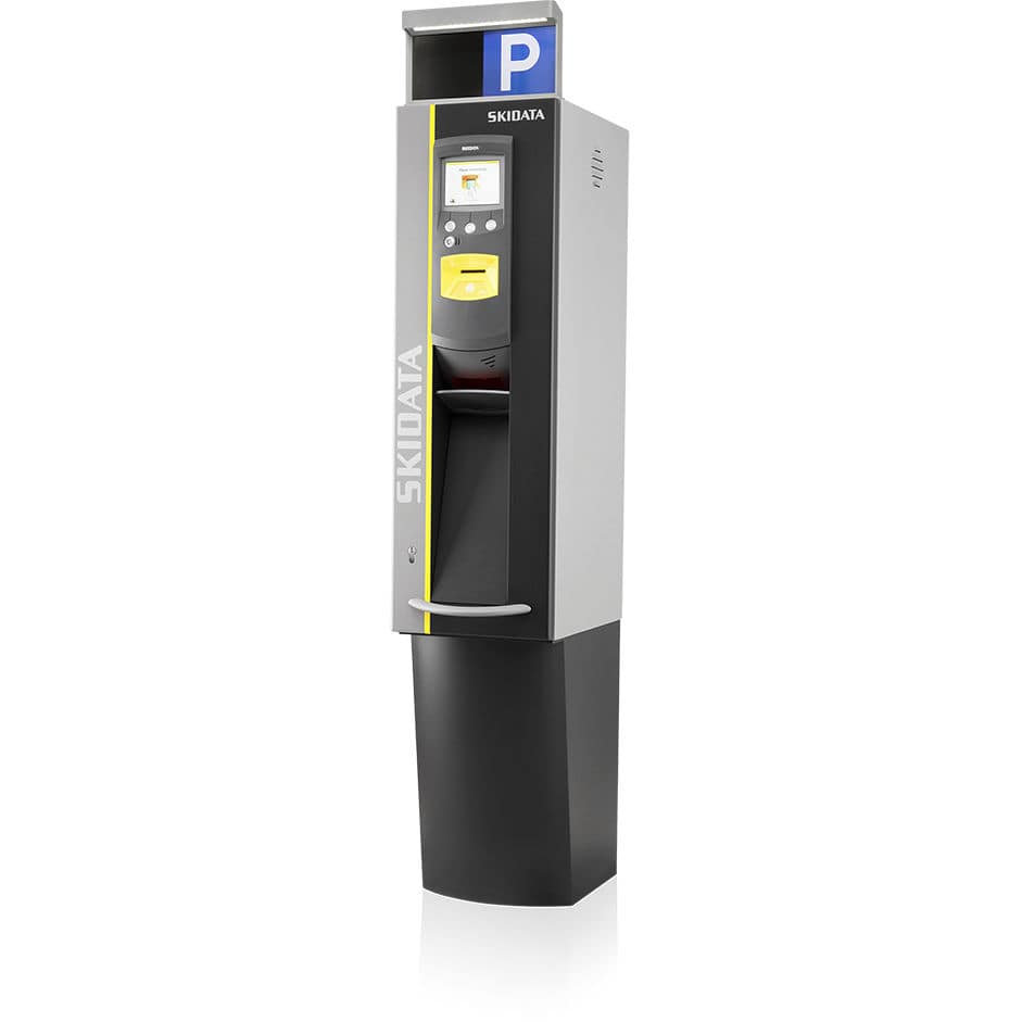 Parking lot payment kiosk - CREDIT.CASH - SKIDATA