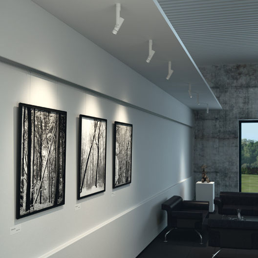 Ceiling-mounted spotlight - HUBBLE - OLIGO - LED / commercial / home