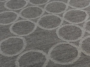 Contemporary rug - RING RING - kateha - patterned / wool / linen