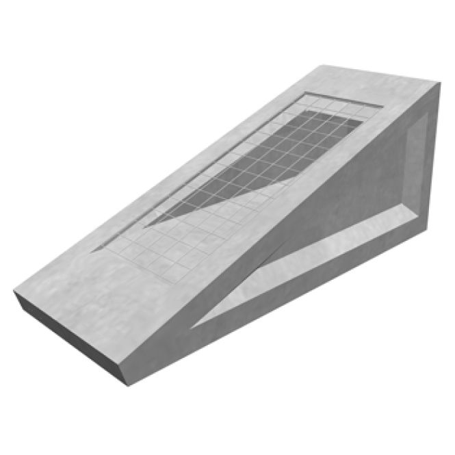 Precast head wall - SWALE INLET 225 - Althon - reinforced concrete