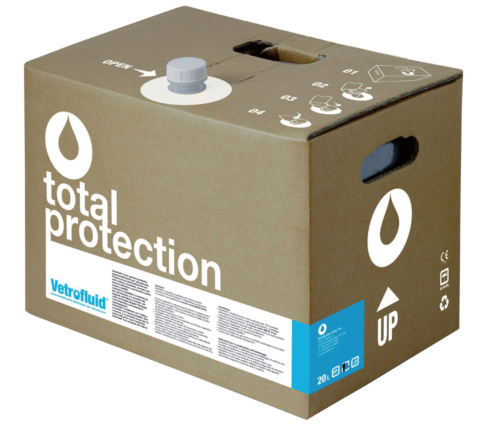 Protection liquid waterproofing - EVERCRETE® VETROFLUID - Ecobeton ...