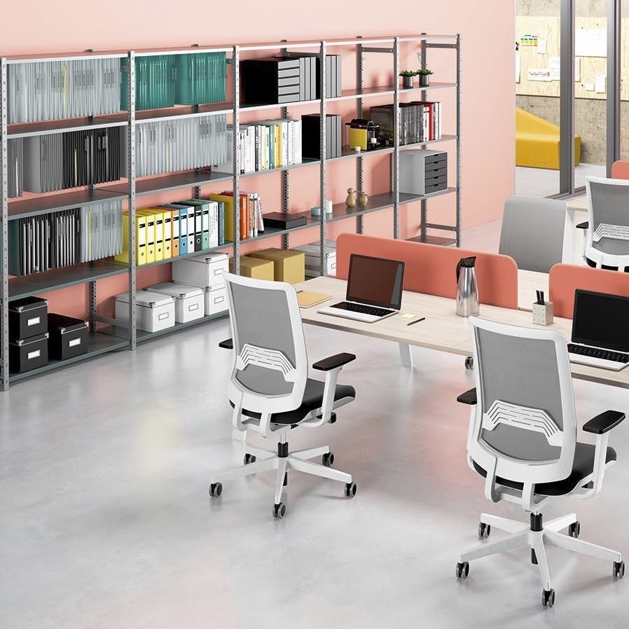 Modular shelf - EUROKIT - SOKOA - contemporary / steel / for office