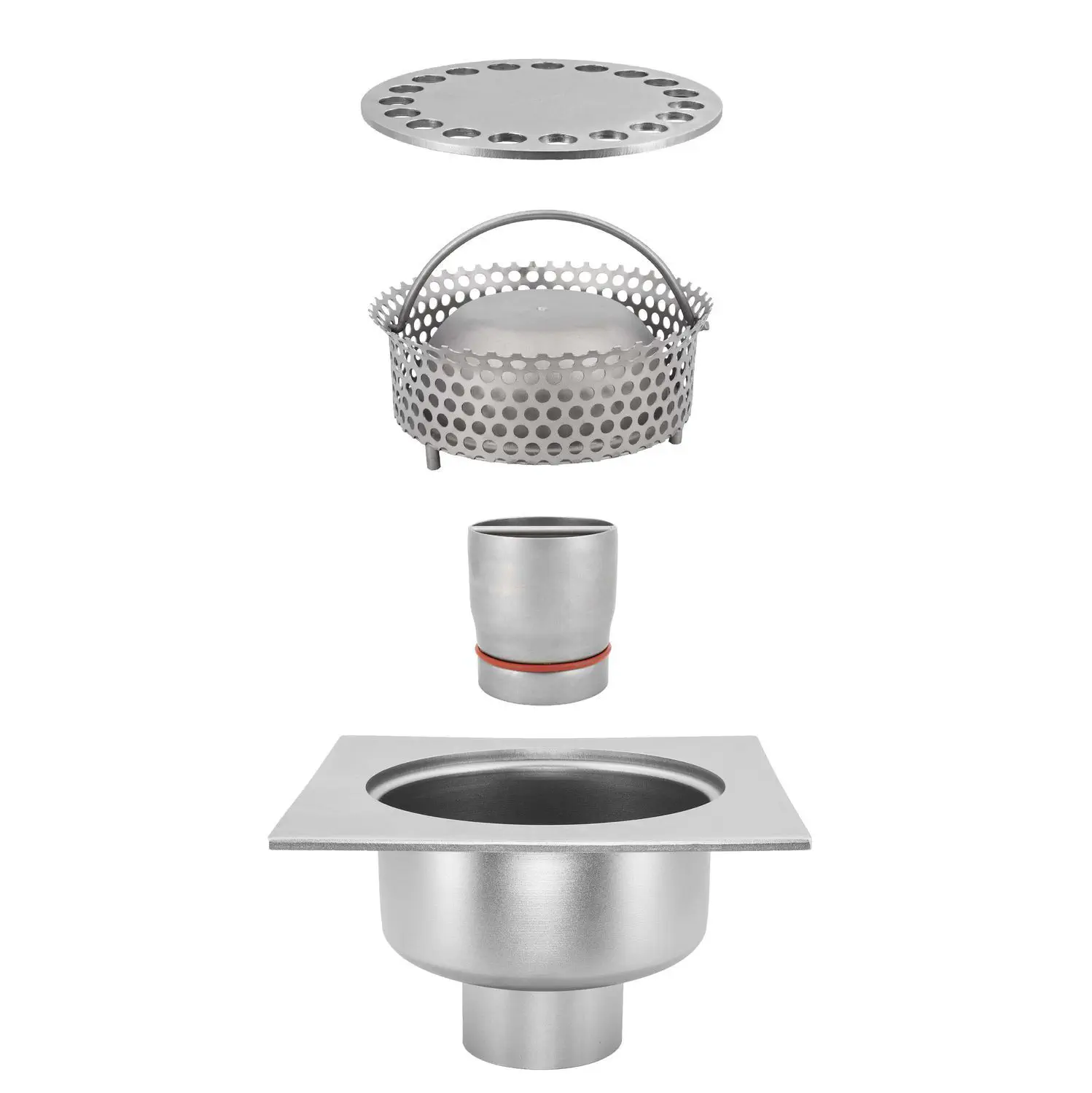 Industrial Floor Drains Stainless Steel Floor Drain Baskets | Drain