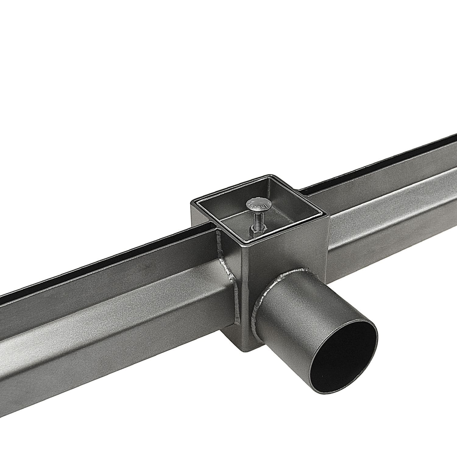 Drainage channel with grating - 1480 - Inoxsystem S.r.l. - with central ...