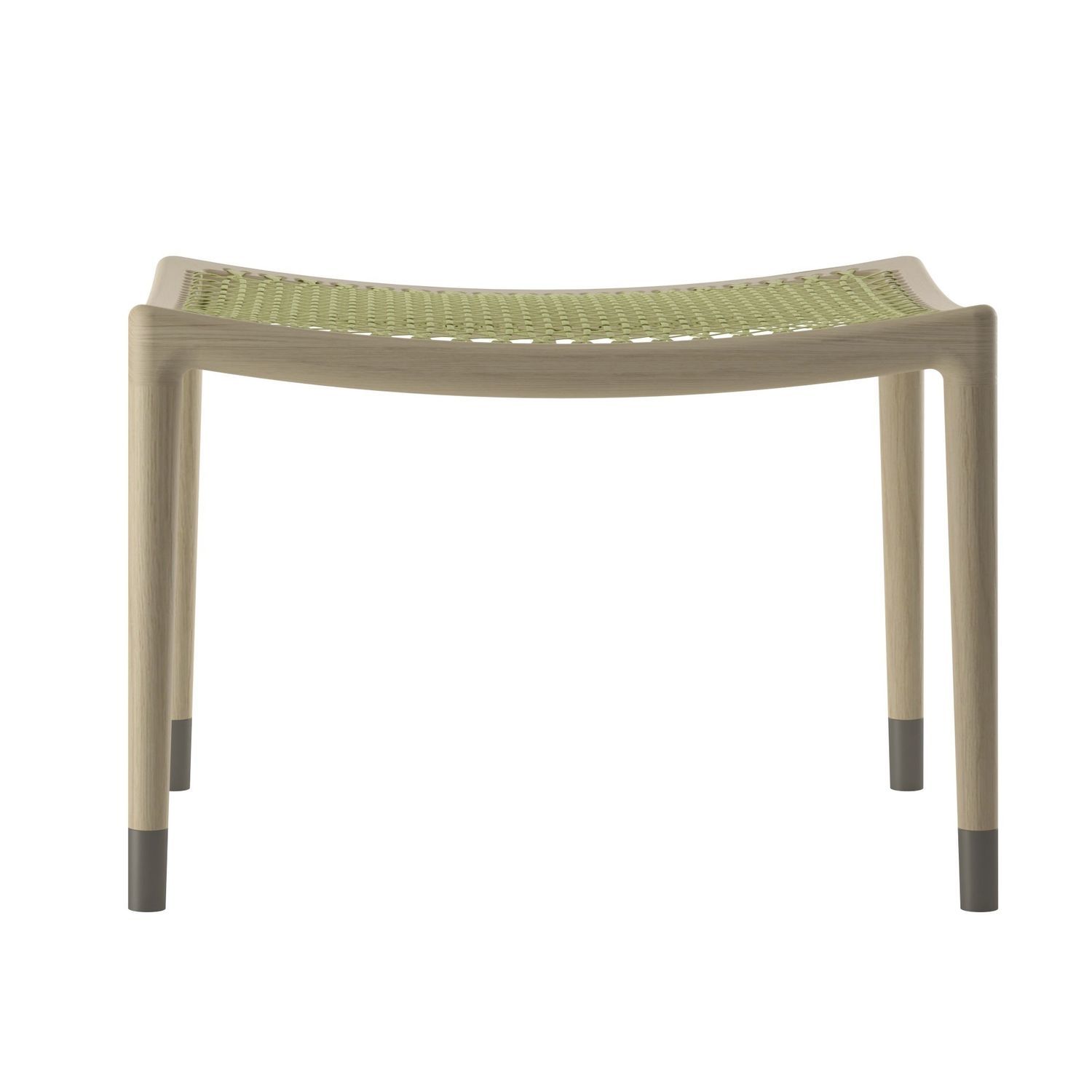 Contemporary stool - SIGA - DIMENSIONE CHI WING LO - leather / rope ...