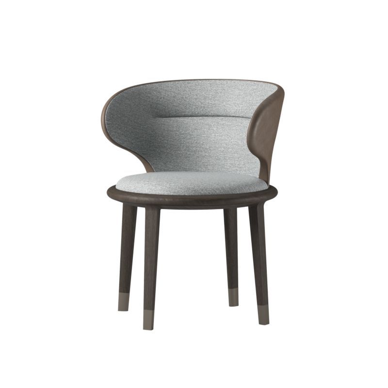 Contemporary chair - ISIA - DIMENSIONE CHI WING LO - indoor / fabric ...