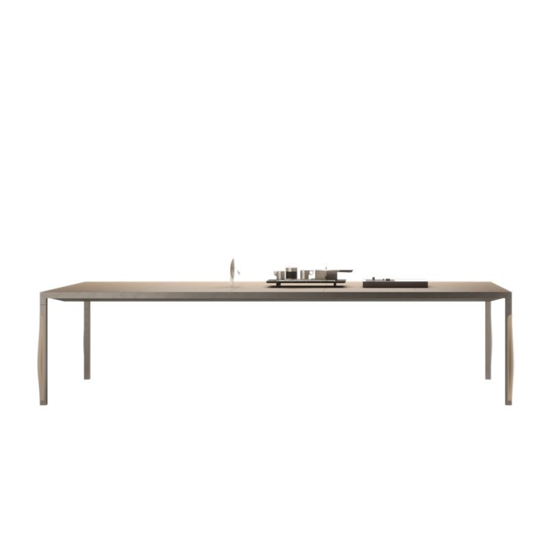 Contemporary table - FAYI - DIMENSIONE CHI WING LO - wooden / metal ...
