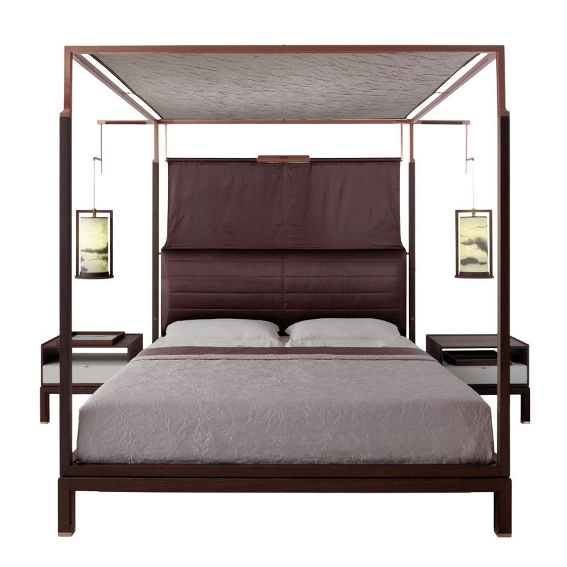 Canopy bed - THEA - DIMENSIONE CHI WING LO - double / contemporary ...