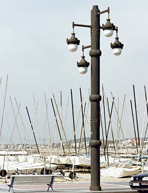 Urban lamp post - FRAGATA - Colomer - traditional / cast iron / zinc