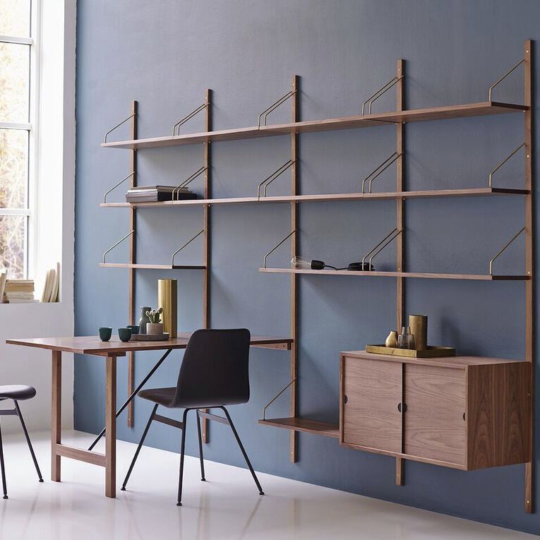 Wall-mounted desk - ROYAL SYSTEM® - DK3 - contemporary / oak / walnut