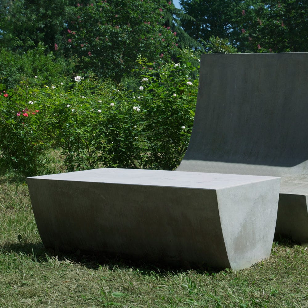 Minimalist design table - COMMA.5 - LOVECEMENT - fiber cement / fiber ...