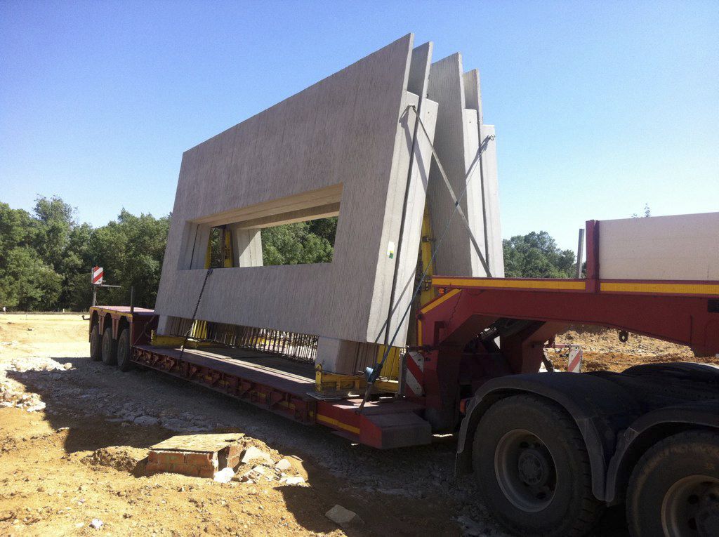 Concrete wall - IWALL - HORMIPRESA - prefab / with modular panels