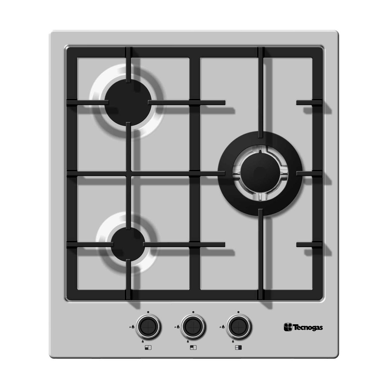 Gas hob - PN45GVF3LGX - Tecno SpA - 1 burner / built-in / with knobs