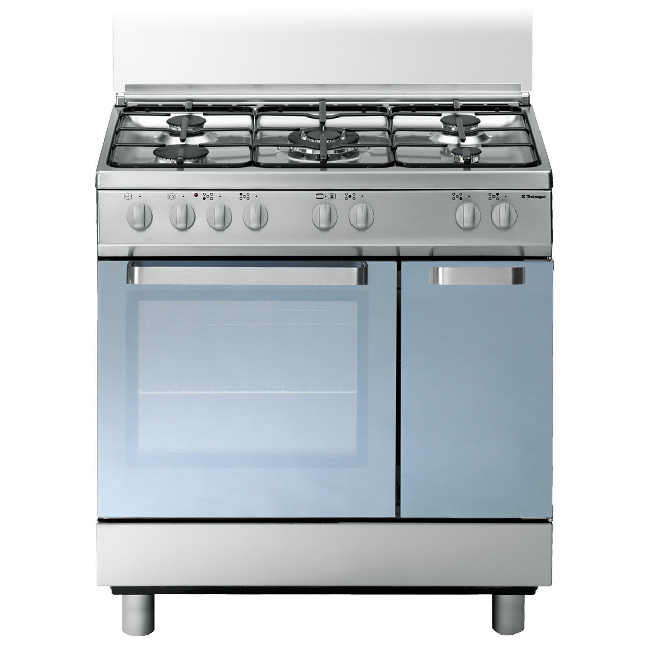 Gas range cooker - D827XS - Tecno SpA - electric / 5 burner / 1 oven
