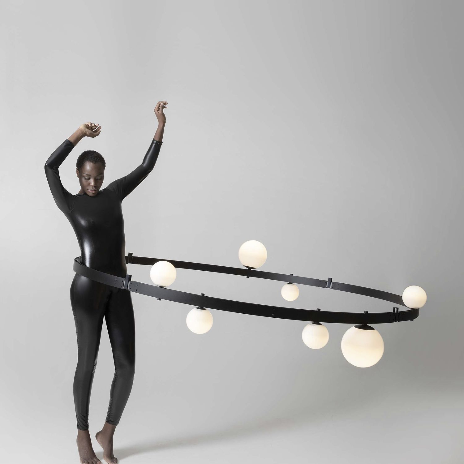 LED track light - STANT - KARMAN - spherical / blown glass / home