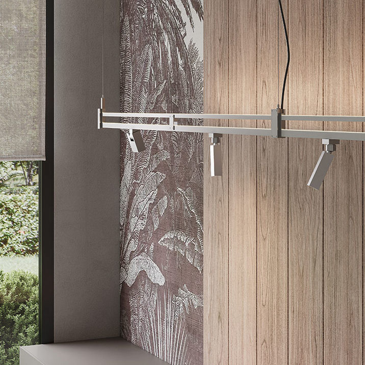 LED track light - AIRTEK ONE - KARMAN - cube / rectangular / aluminum