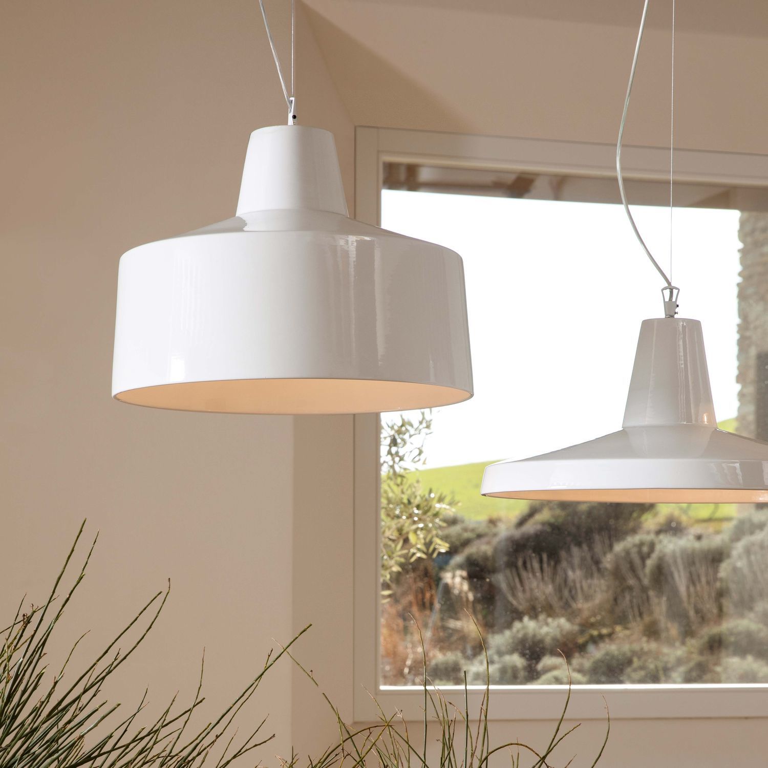 Pendant lamp - GANGSTER - KARMAN - ceramic / contemporary / corded