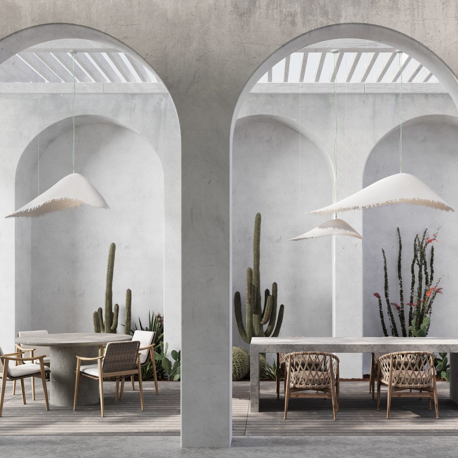 Pendant lamp - MOBY DICK - KARMAN - fiberglass / contemporary / corded