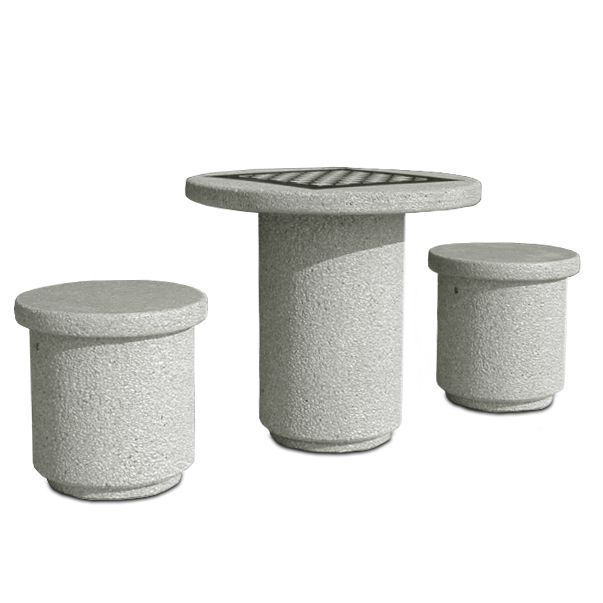 Outdoor chess table - T6900 - ANOVA - contemporary / commercial / home