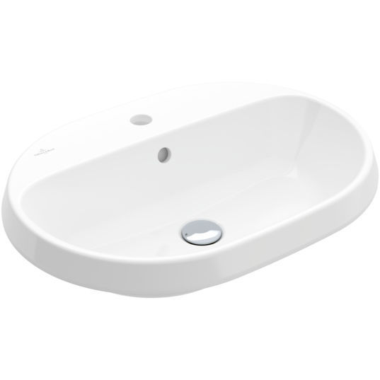 Built-in washbasin - ARCHITECTURA : 5A6660 - Villeroy & Boch - ceramic ...