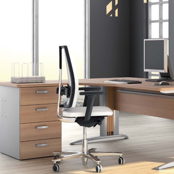 Free-standing desk - SIGMA - Mobel Línea - contemporary / wooden / straight