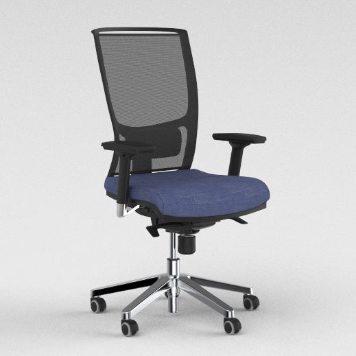 Contemporary office chair - ITA - Mobel Línea - indoor / mesh / metal base