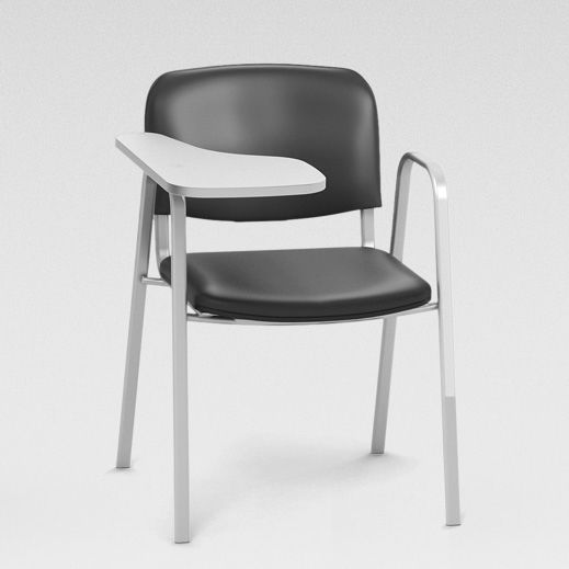 Contemporary chair - MARCO - Mobel Línea - indoor / leather / metal base