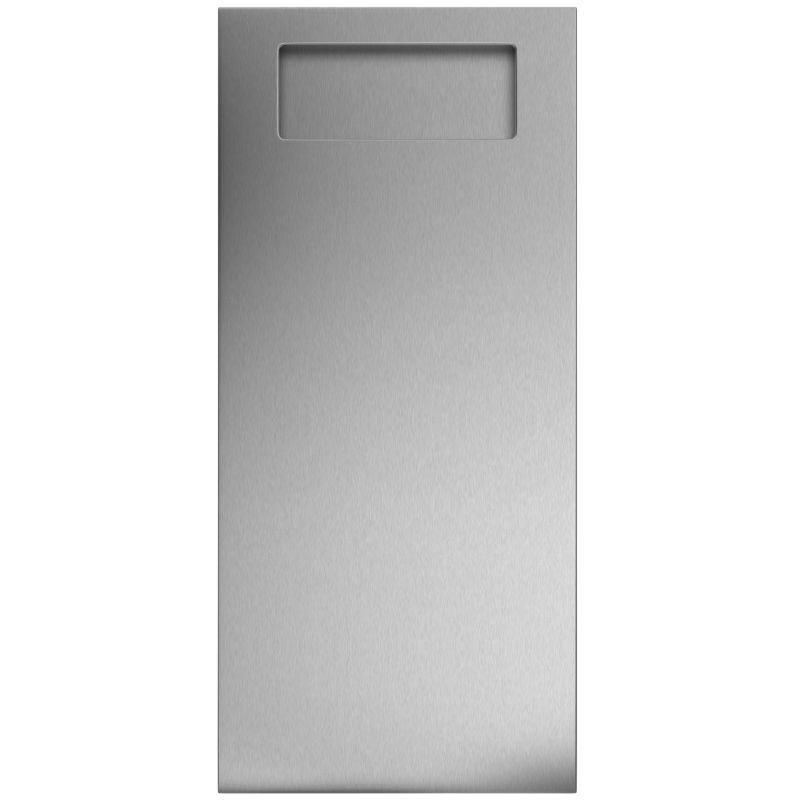 Bathroom trash can - P740 - Duten - built-in / brushed stainless steel ...