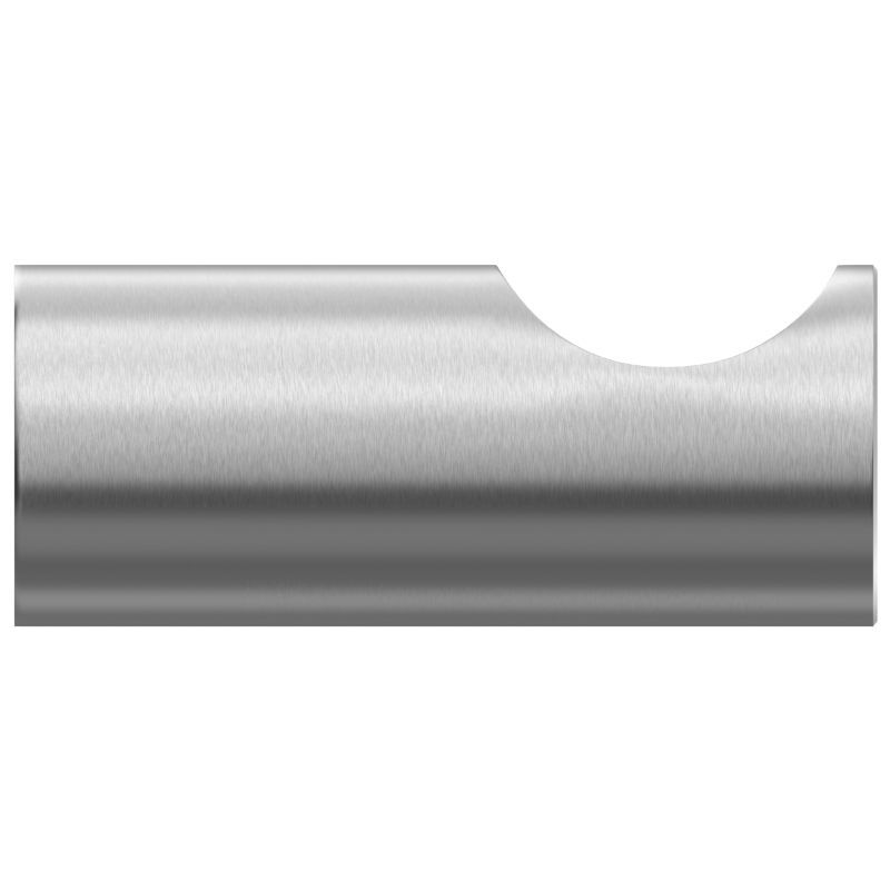 Contemporary coat hook - A833 - Duten - brushed stainless steel / individual / bathroom