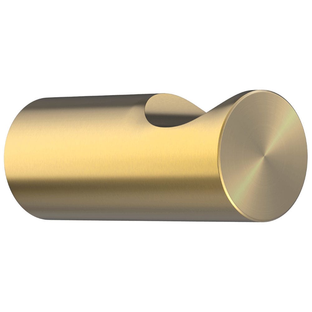 Contemporary coat hook - A833-L - Duten - brass / stainless steel / individual