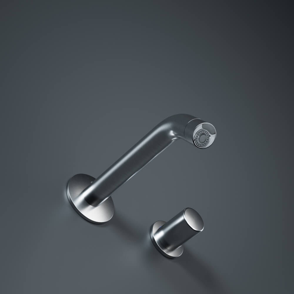 Washbasin mixer tap - R336 - Duten - wall-mounted / built-in / electronic