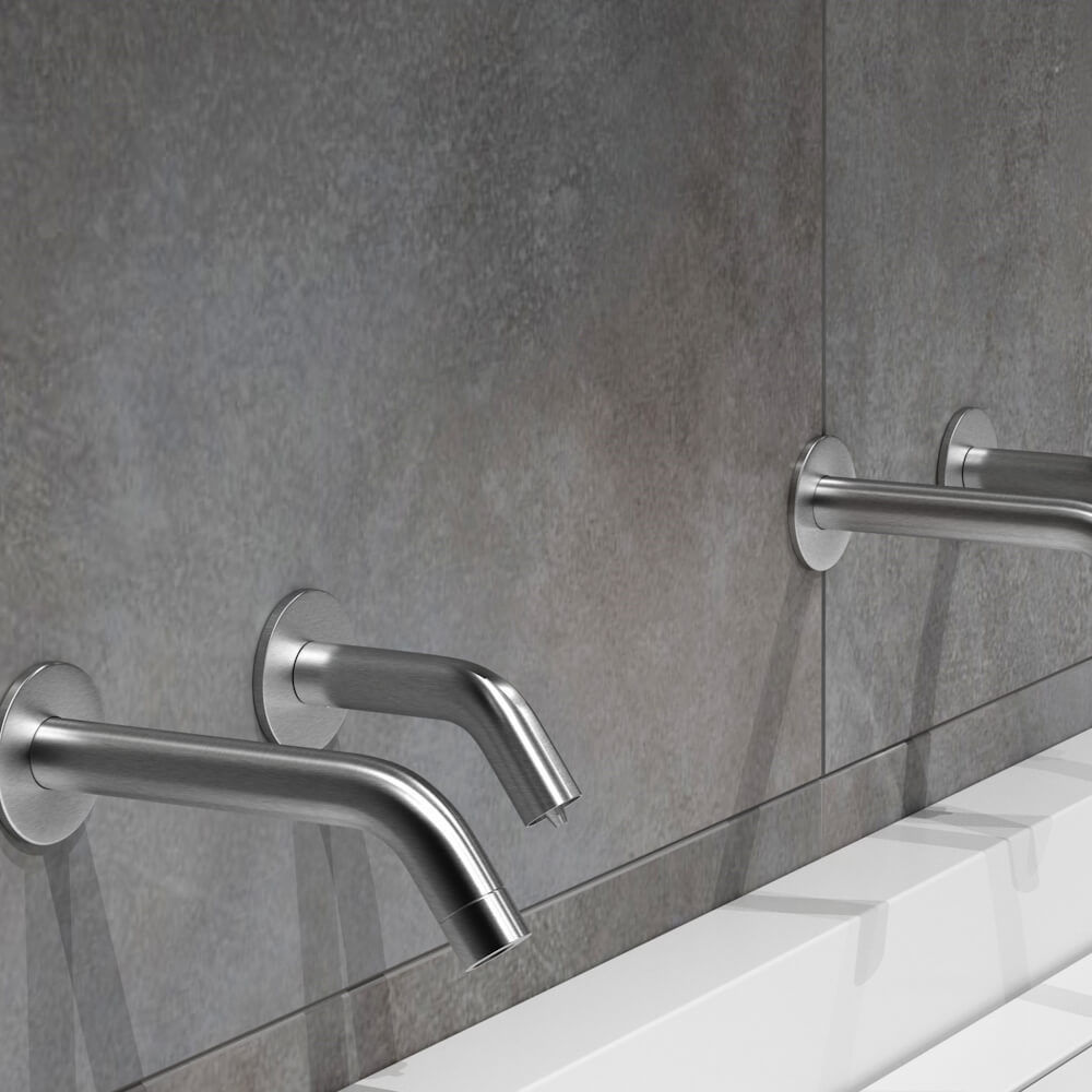 Commercial soap dispenser - S235-N - Duten - wall-mounted / stainless steel / electronic