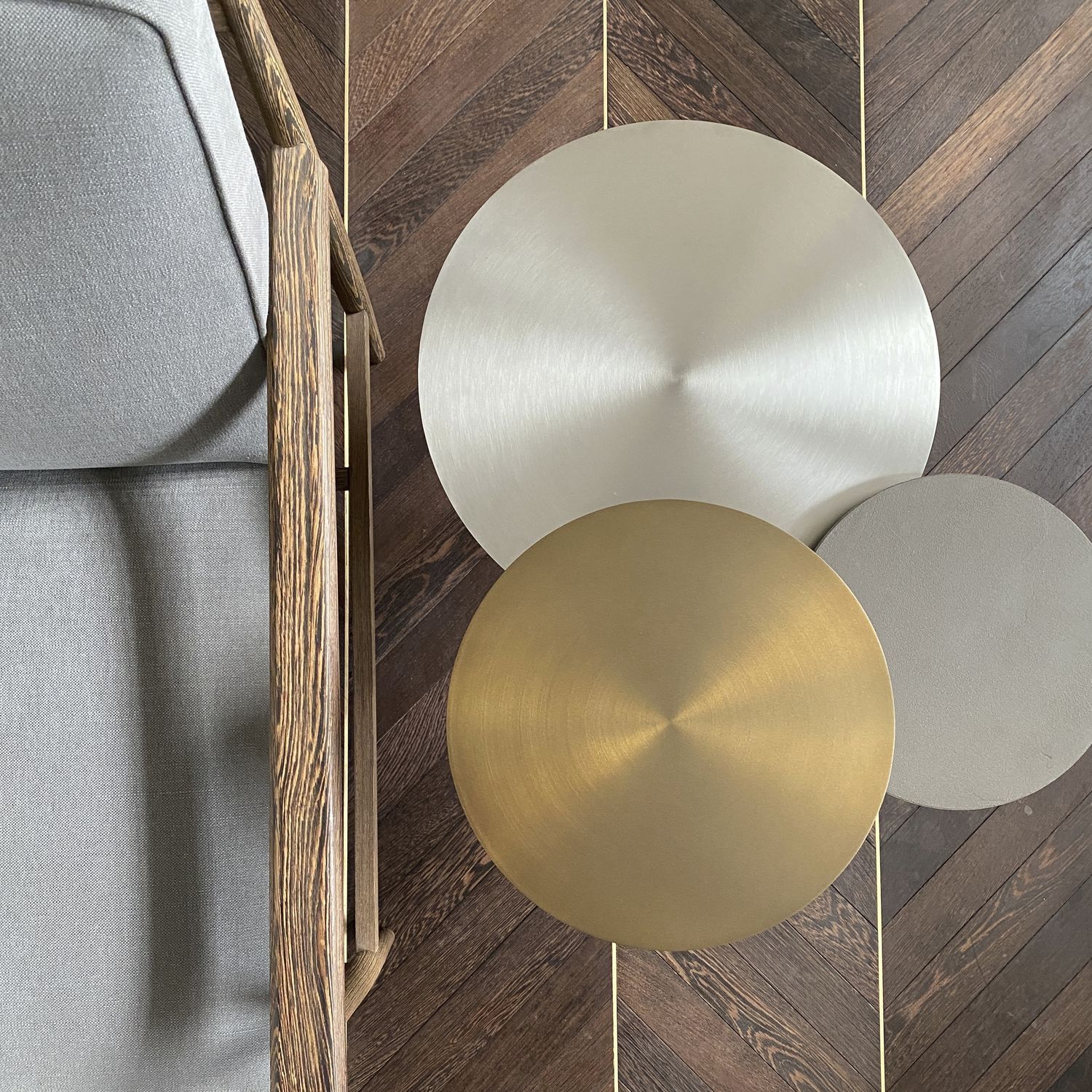 Contemporary side table - Ester - mg12 - stainless steel / stainless ...