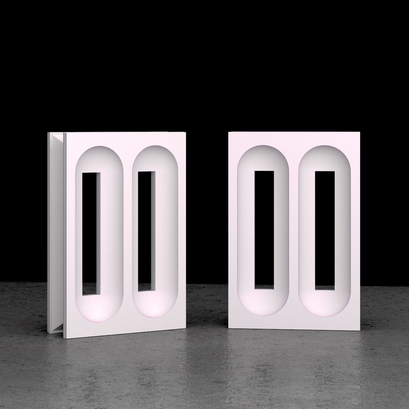 Plaster room divider - CATERINA - mg12 - modular / free-standing / indoor