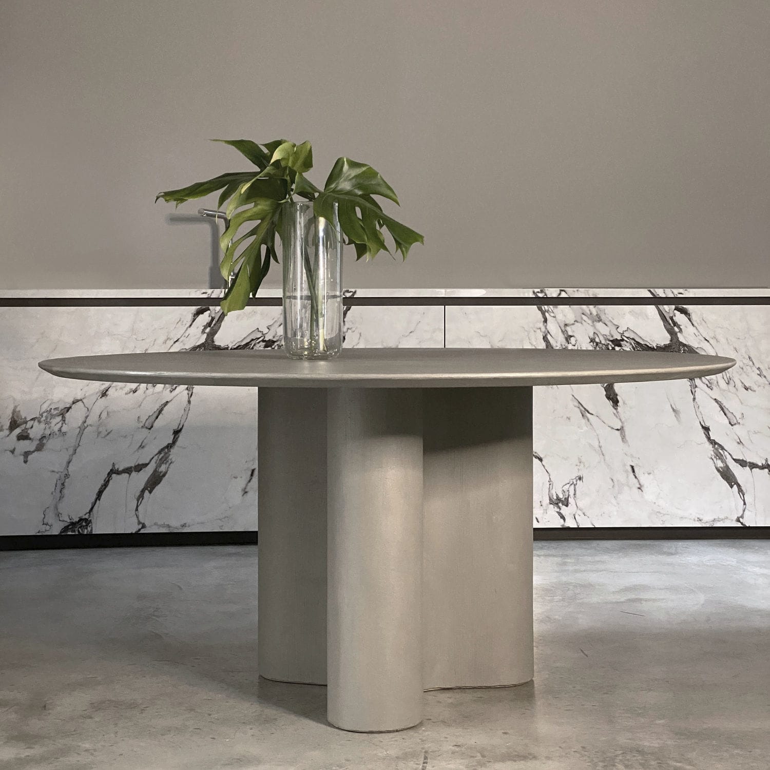 Contemporary table - Giorgia - mg12 - cement / cement base / rectangular