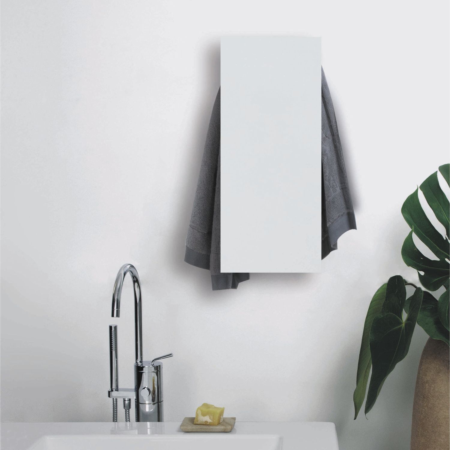 Electric towel radiator - SLIM - mg12 - 0...500 w / contemporary / aluminum