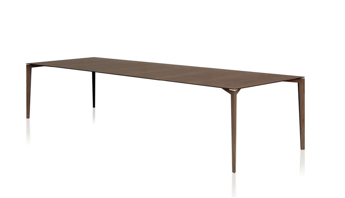 Contemporary dining table - DINN - SOLLOS - wooden / rectangular / home